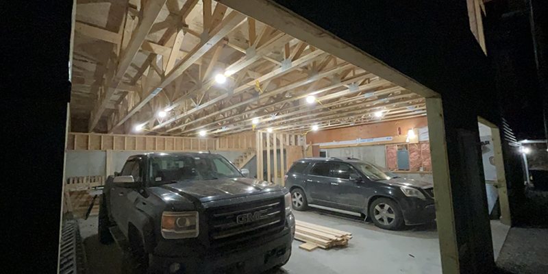 100ft LED Construction String Lights - Bright & Efficient Lighting